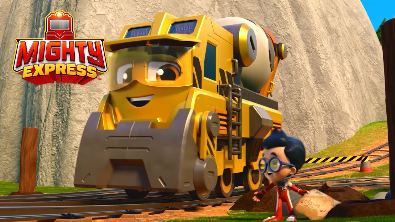 Brock Hunts for Treasure and MORE | Mighty Express Clips | Cartoons for ...