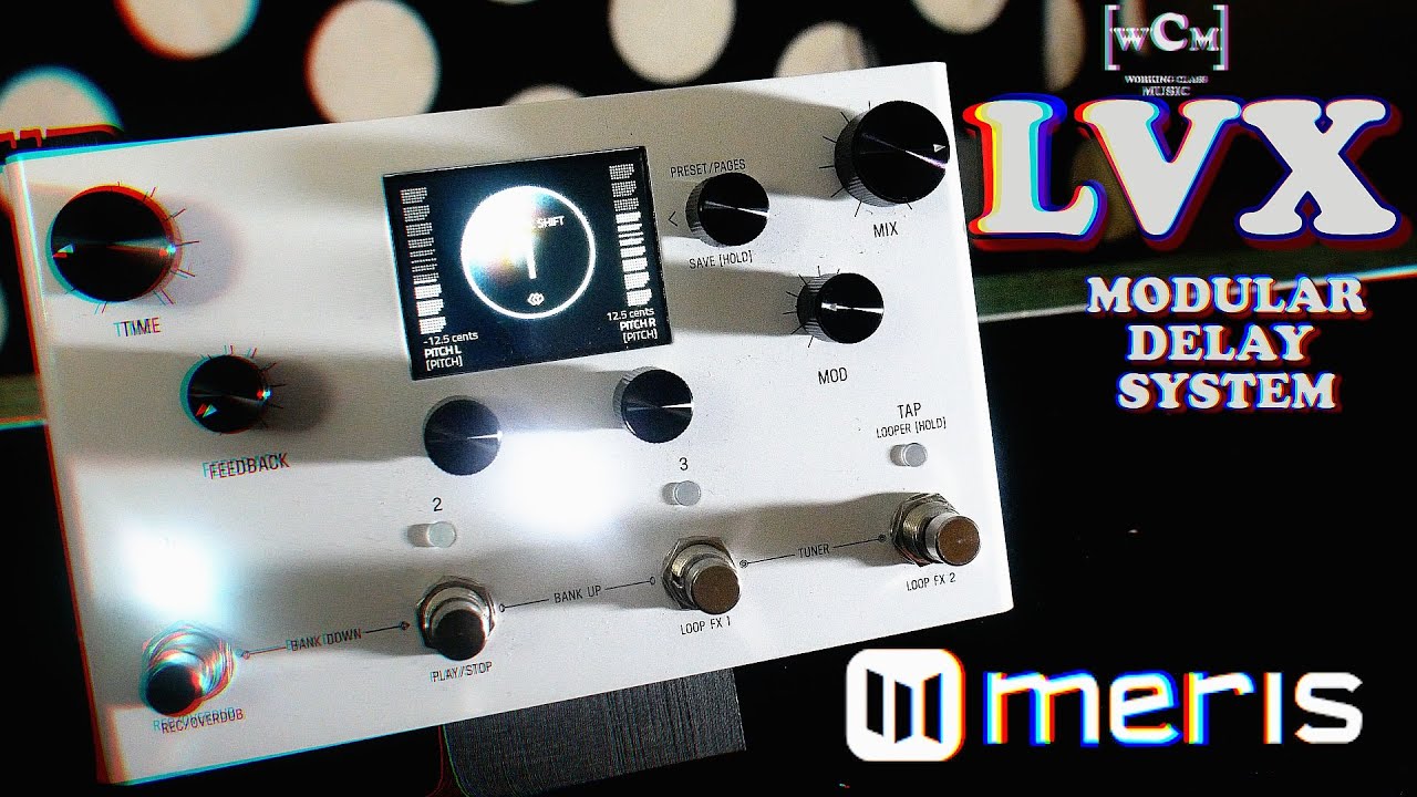 The LVX Delay Pedal (Meris's Modular Delay) | Working Class Music - YouTube