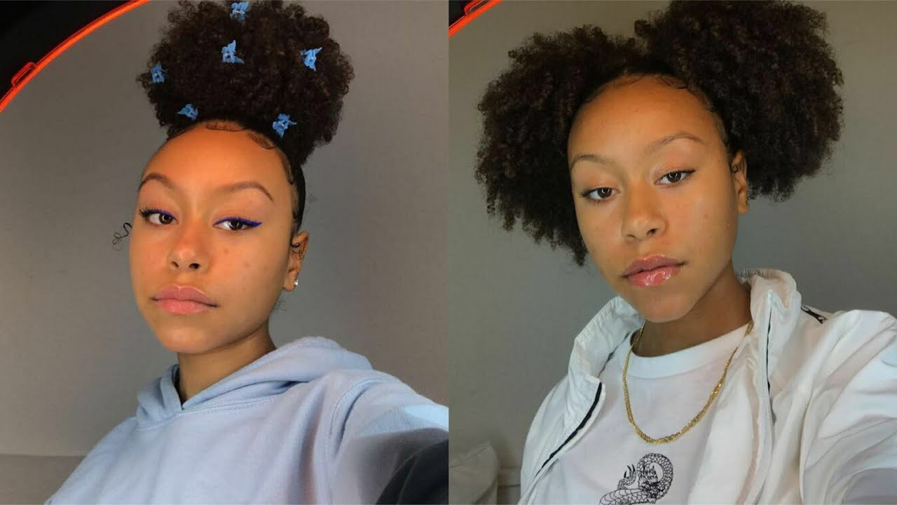 💫 SOPHIE NATURAL CURLY HAIRSTYLES 💫 - YouTube