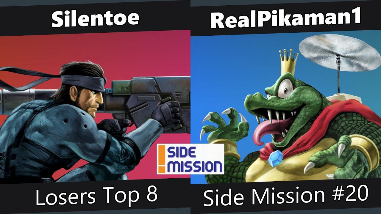 Side Mission #20 Losers Top 8 - Silentoe vs RealPikaman1 - YouTube