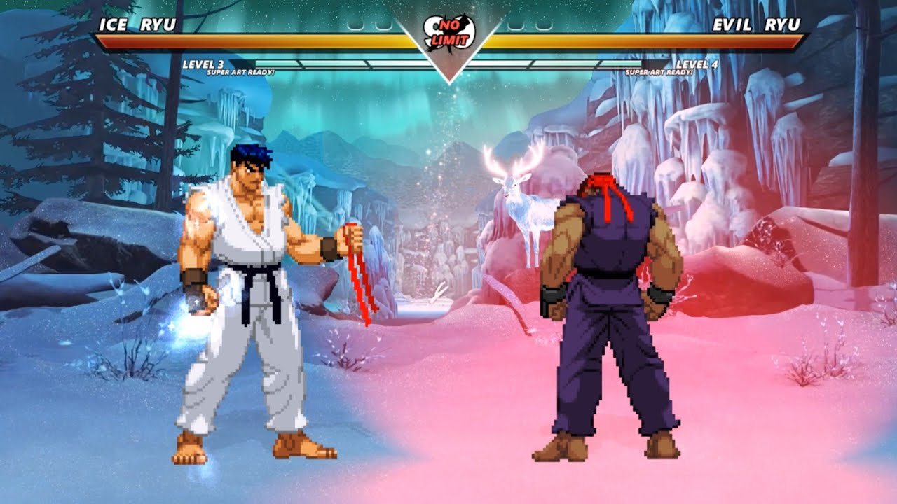 ICE RYU vs EVIL RYU - The most epic fight ever made! - YouTube