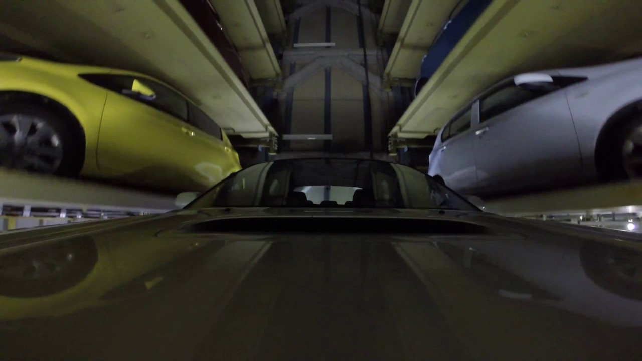 Japan style garage parking 1 - YouTube