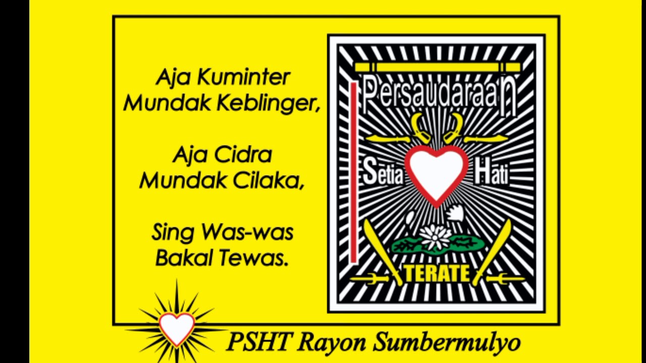 Mars PSHT yang BENAR | lengkap lirik - YouTube