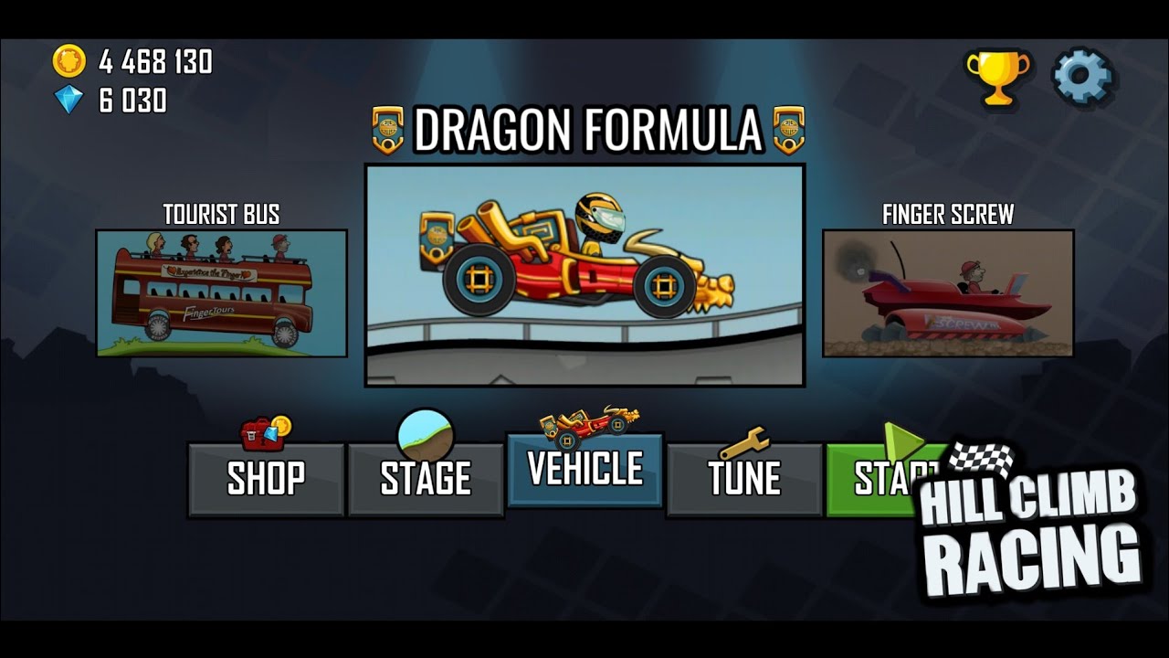 Hill Climb Racing - The LEGENDARY DRAGON FORMULA - YouTube