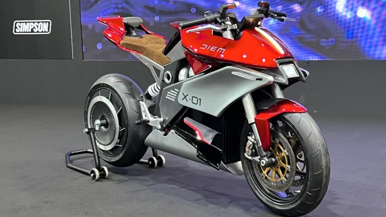 2025 Diem Motors X-01: Elektro-Motorrad aus Berlin mit 48 PS - YouTube