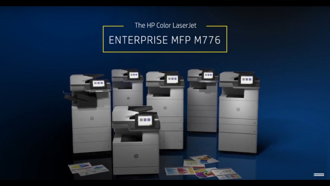 HP Color LaserJet Enterprise MFP M776 Serisi - YouTube