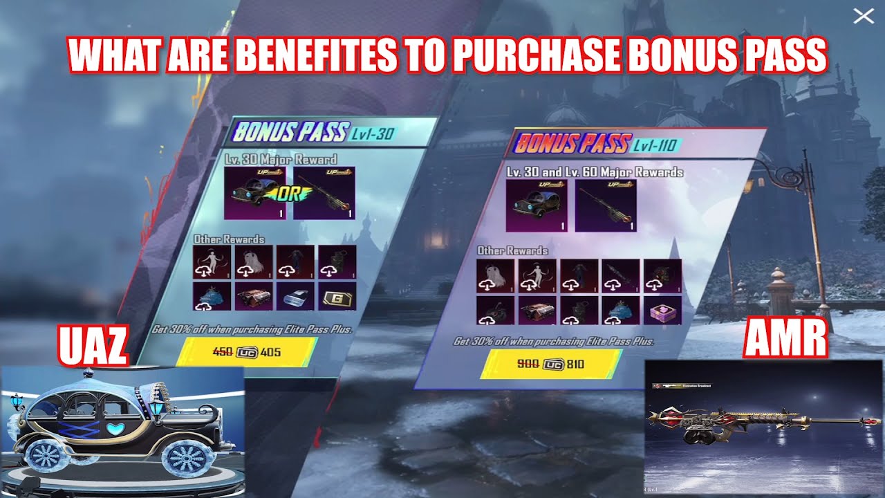 WHAT ARE BENEFITES TO PURCHASE BONUS PASS BGMI | PUBG MOBILE - YouTube