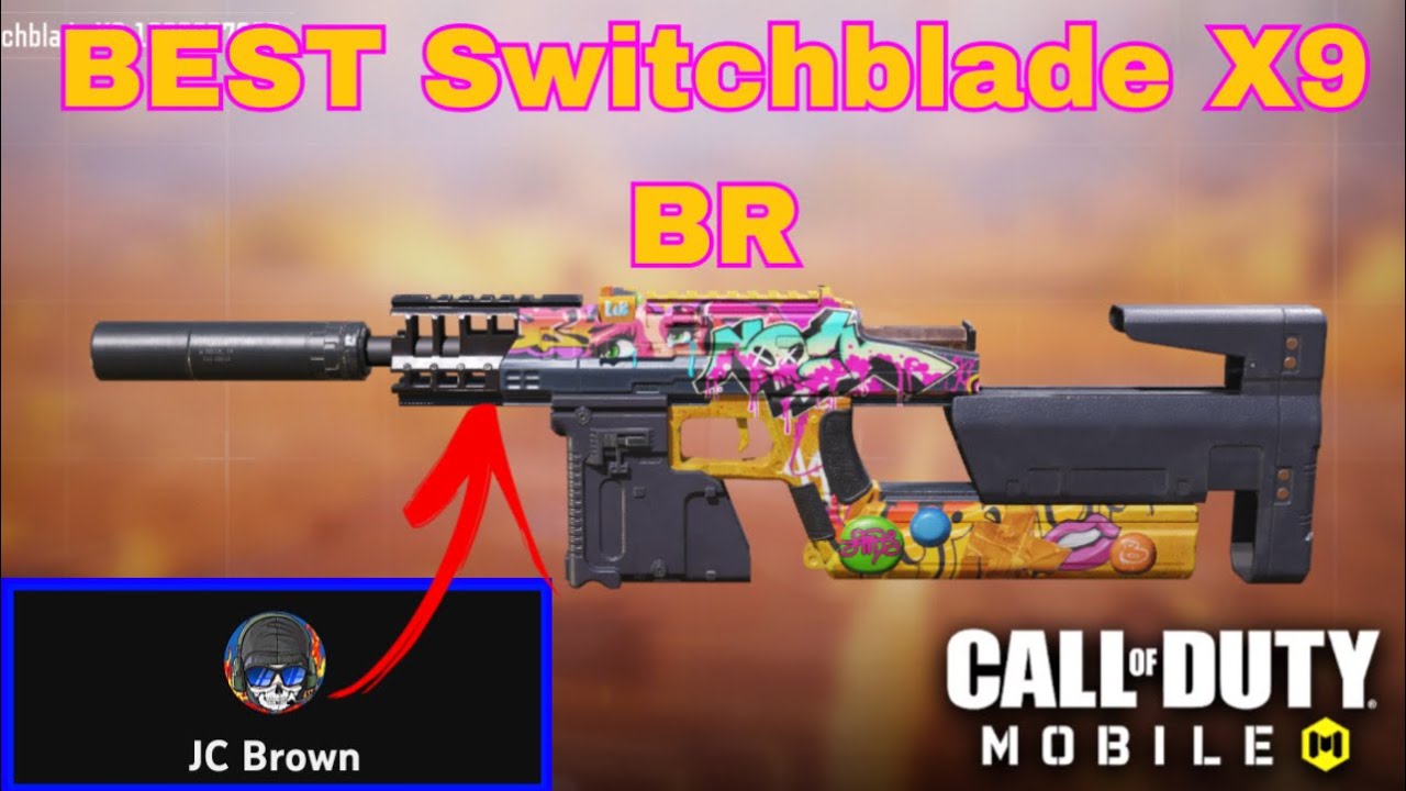 😱@JCBrown BEST Switchblade X9 Gunsmith Cod mobile battle royale | NappuYT 😎 - YouTube