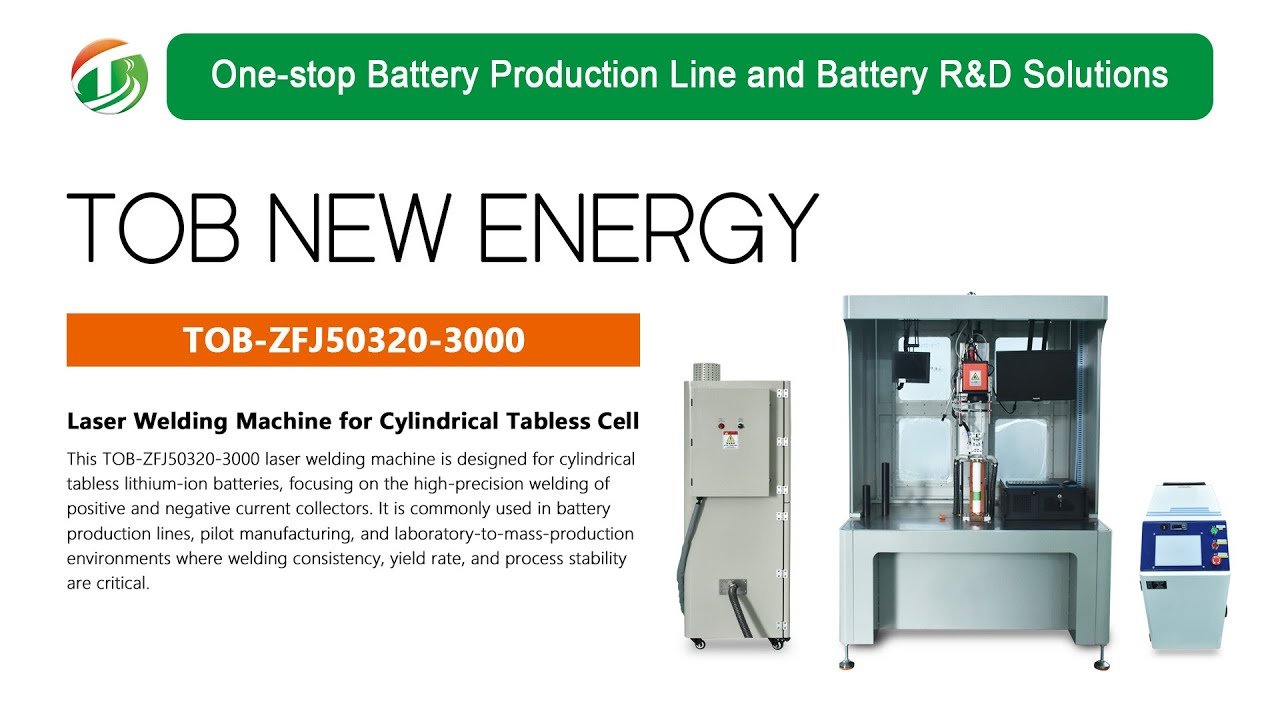 Laser Welding Machine for Cylindrical Tabless Battery Current ...