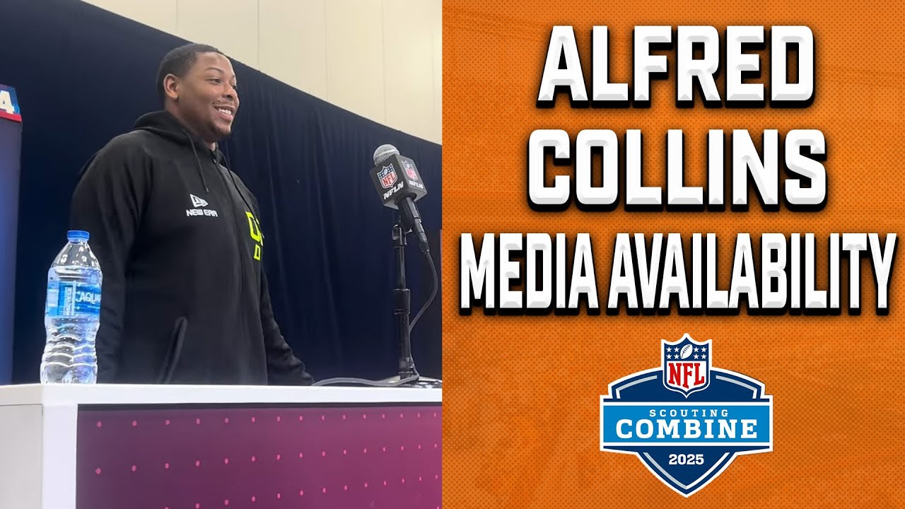 Alfred Collins Speaks at the NFL Combine - YouTube