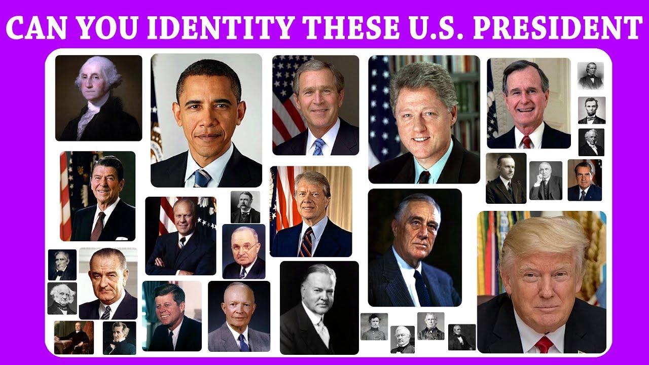 Can You Guess United States Presidents Identification Quiz ! World Test ...