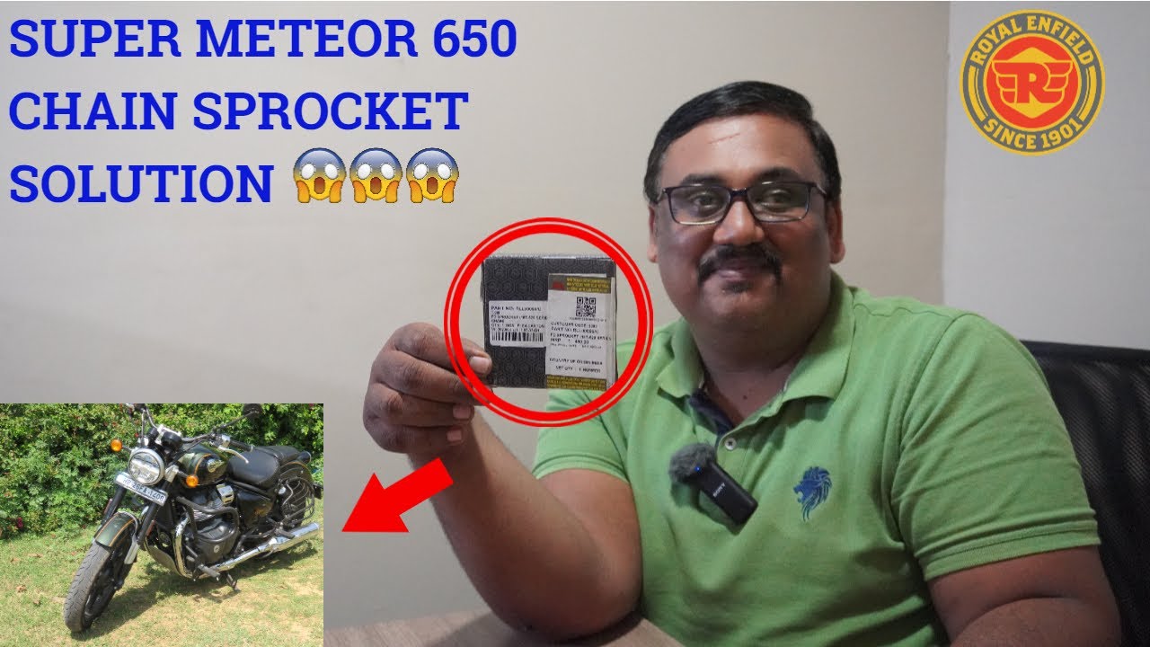 Unveiling the Secret Solution to Super Meteor 650 Chain Sprocket Issue ...