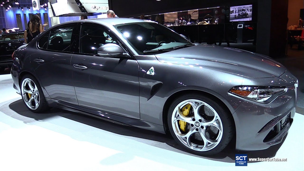 2017 Alfa Romeo Giulia - Exterior Walkaround - 2015 LA Auto Show - YouTube