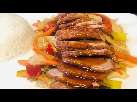 👩🏼‍🍳💫 ASYA MUTFAĞINDAN ÇITIR ÖRDEK VE KANTON SOS👌 KNUSPRIGE ENTE 🦆 CHINESISCH DER HONGKONG ART