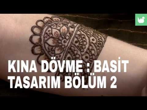 Kına Dövmesini Öğrenin: Basit Desen (2-9)