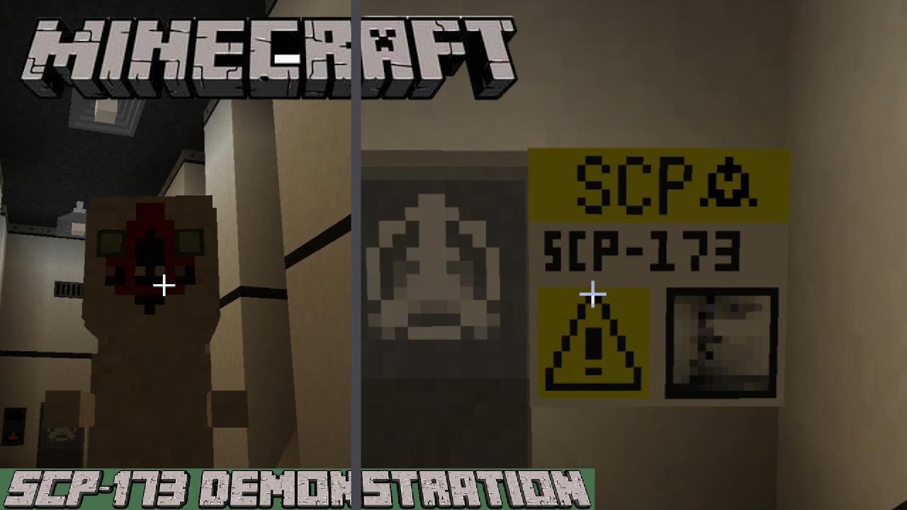 Minecraft │ SCP-173 Demonstration │ Minecraft SCP CB UE │ - YouTube