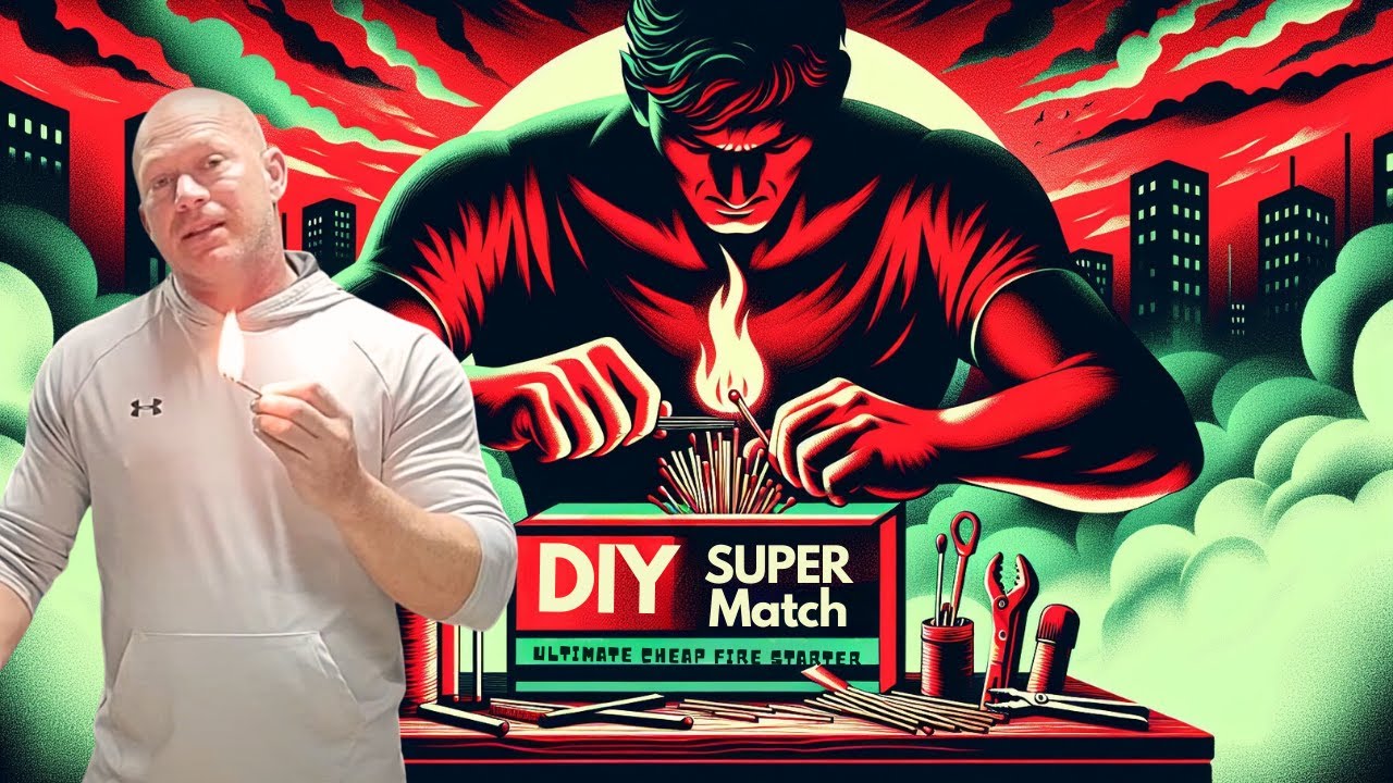 Prepper and Survivalist Fire Hack | DIY Super Match: Ultimate Cheap ...