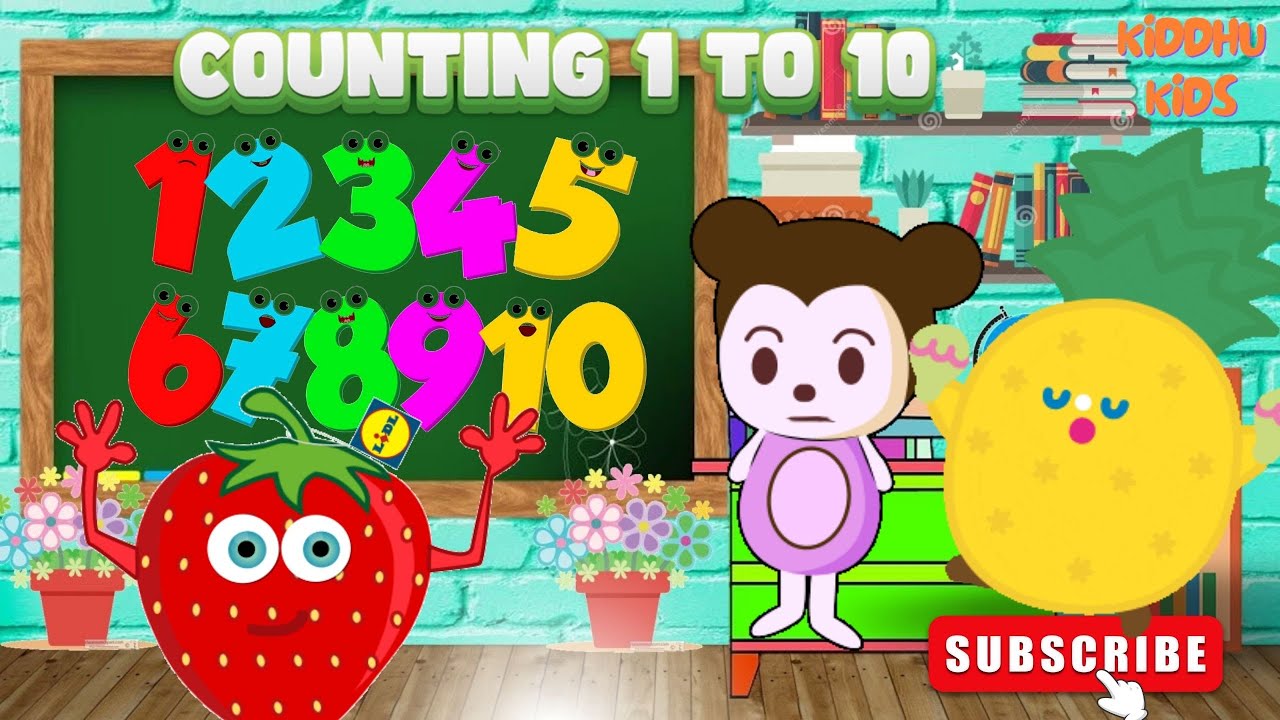 Numbers Song | Children Songs | 10 Little Numbers - YouTube