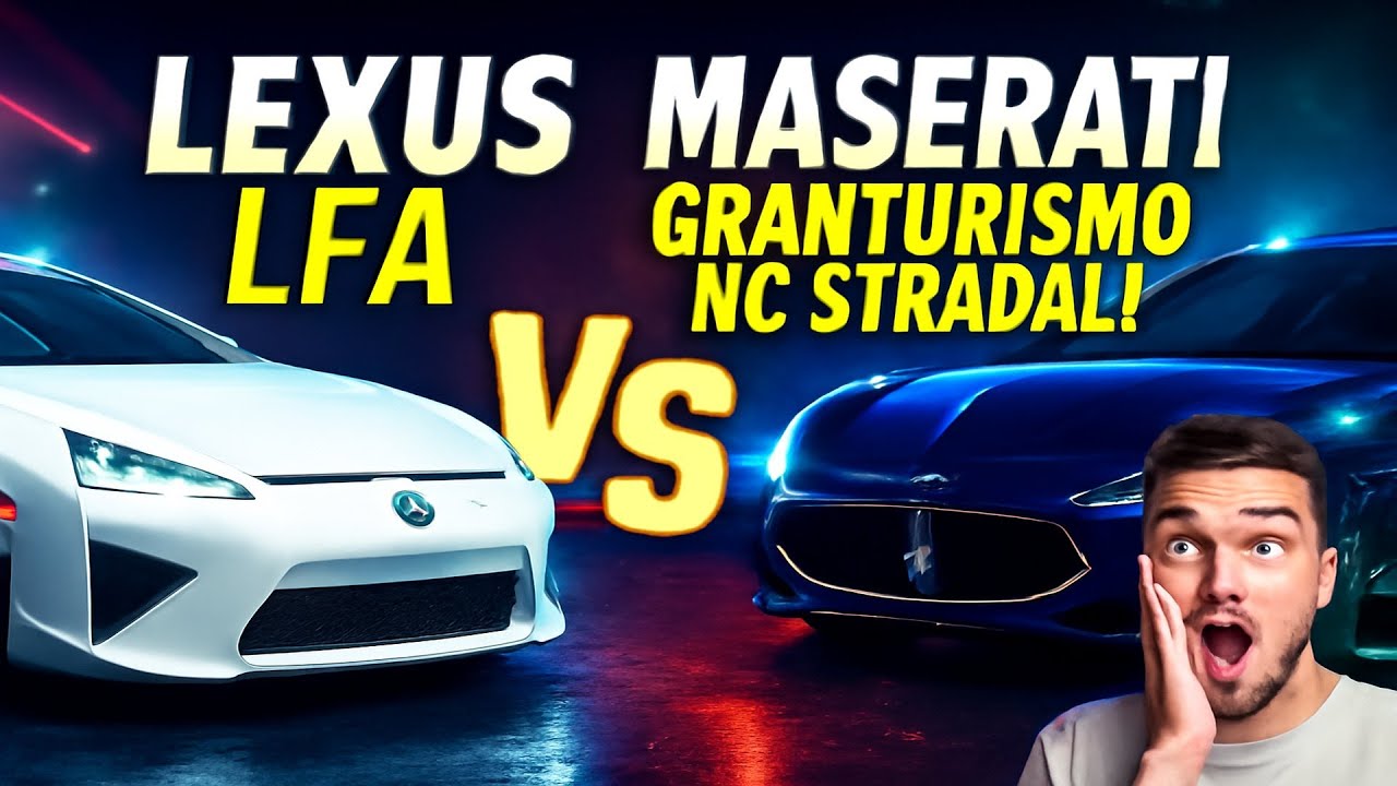 Lexus LFA vs Maserati GranTurismo MC Stradale 🏎️🔥 || #lexuslfa # ...