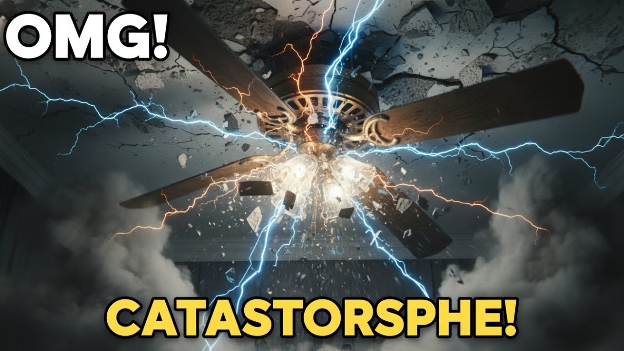 Epic Ceiling Fan Crash: Ultimate Destruction - YouTube