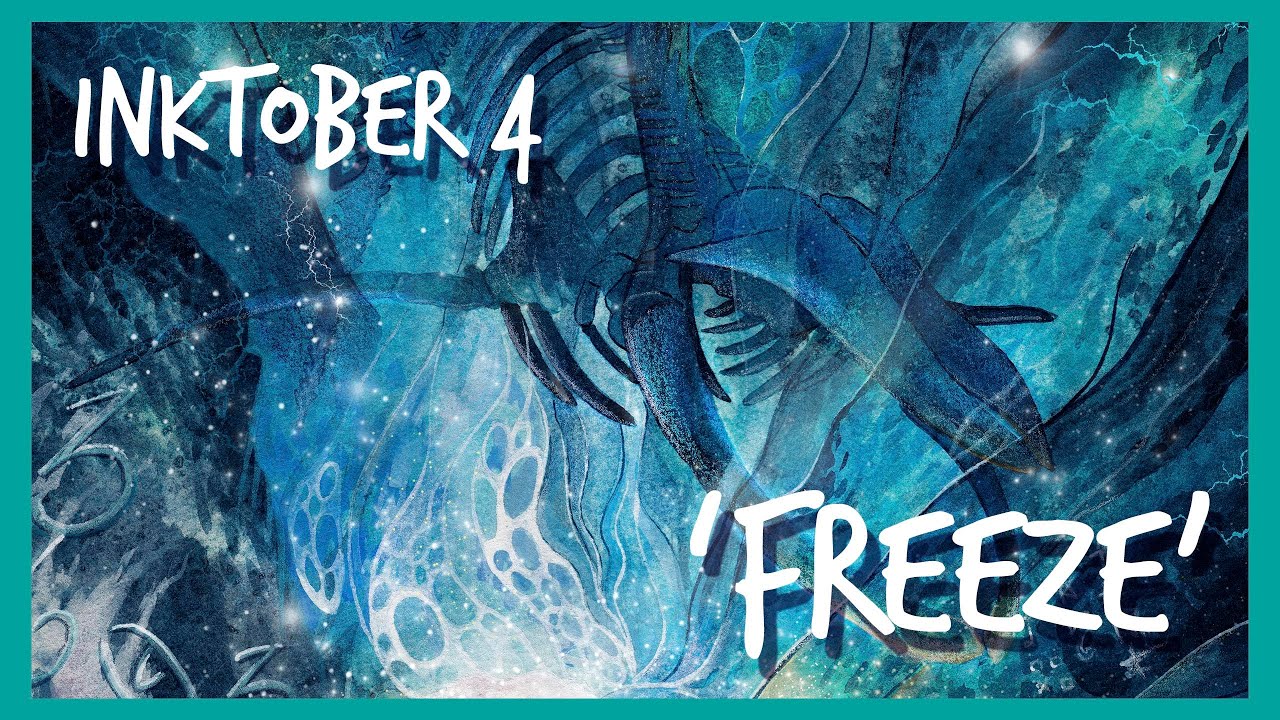 'Freeze' Inktober Illustration | Aimée Rixson - YouTube