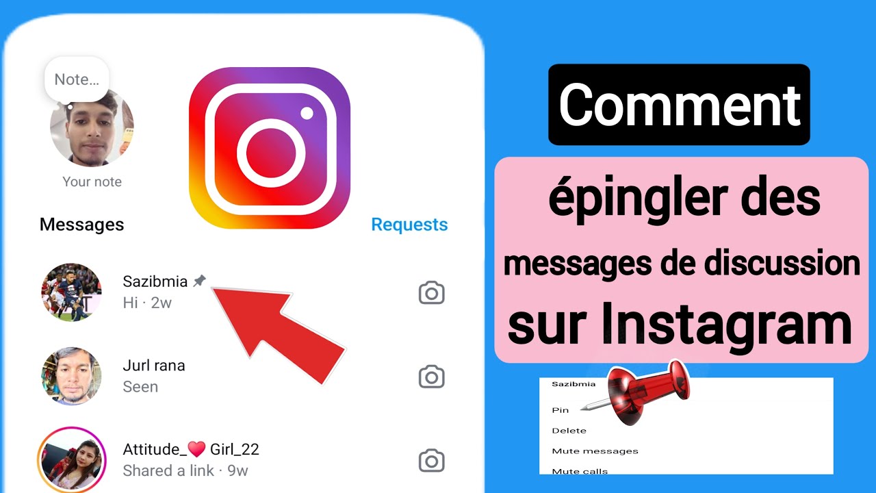 Comment épingler une discussion sur Instagram (2024) | Épingler un ...