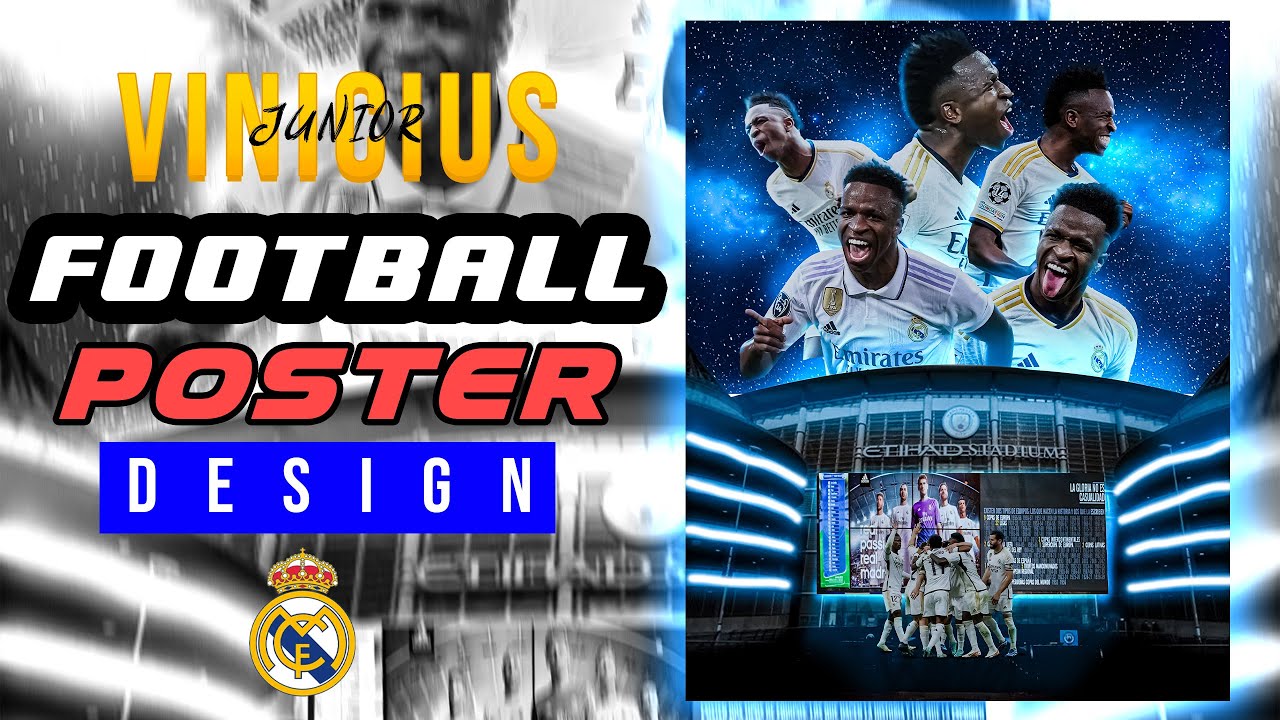 Real Madrid - Vinicius Junior Poster Design | #ucl | UCL Today | CBS ...