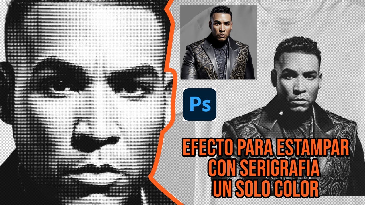 🔥SEMITONO para estampar SERIGRAFÍA [EFECTO GRABADO] Estampado imagen un ...