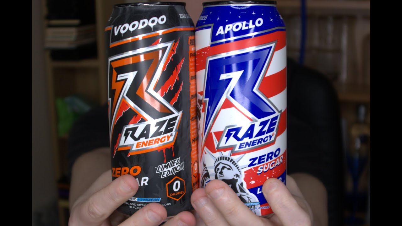Raze Energy Drink - Limited Edition Apollo and Voodoo Review and ...