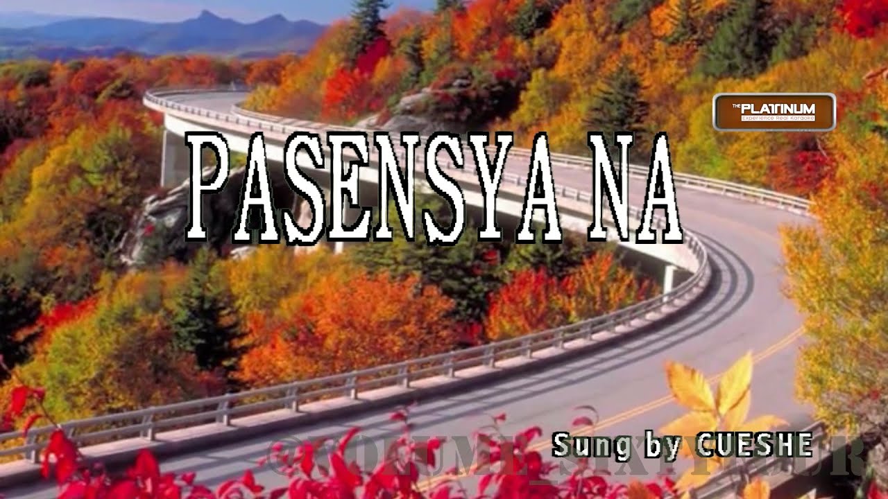 Cueshé - Pasensya Na || Karaoke/Lyrics/Instrumental - YouTube