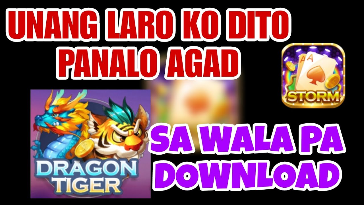 STORM GAME|| UNA KONG LARO DITO CASH OUT AGAD SOLID DRAGON VS TIGER - YouTube