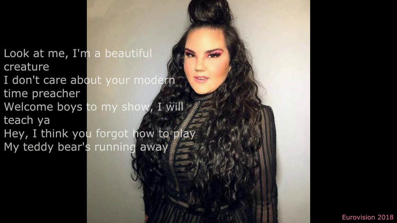 Netta Barzilai - Toy - Israel - Eurovision 2018 (With Lyrics) - YouTube