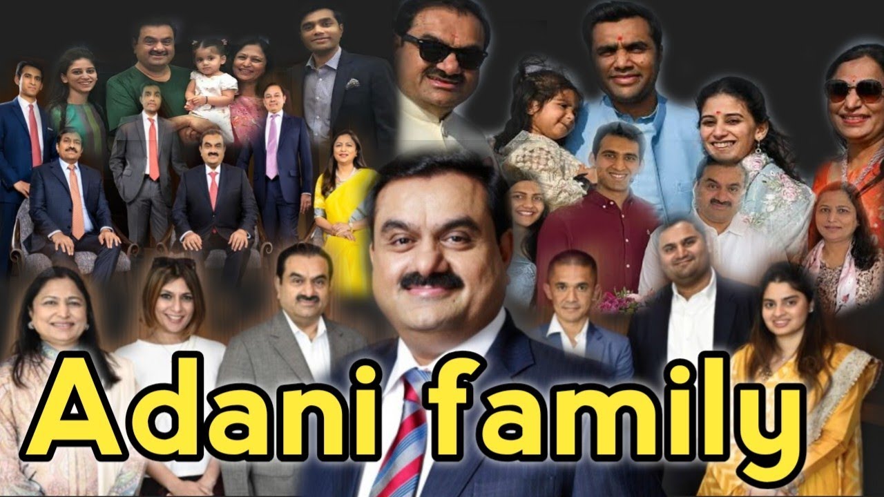 GAUTAM ADANI FAMILY | #gautamadani #mukeshbambani #family - YouTube