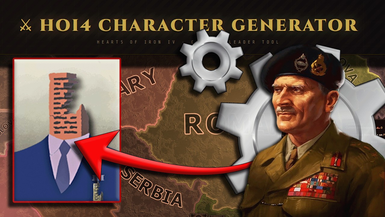 HOI4 Character/Leader Modding (HOI4 Character Generator) - YouTube