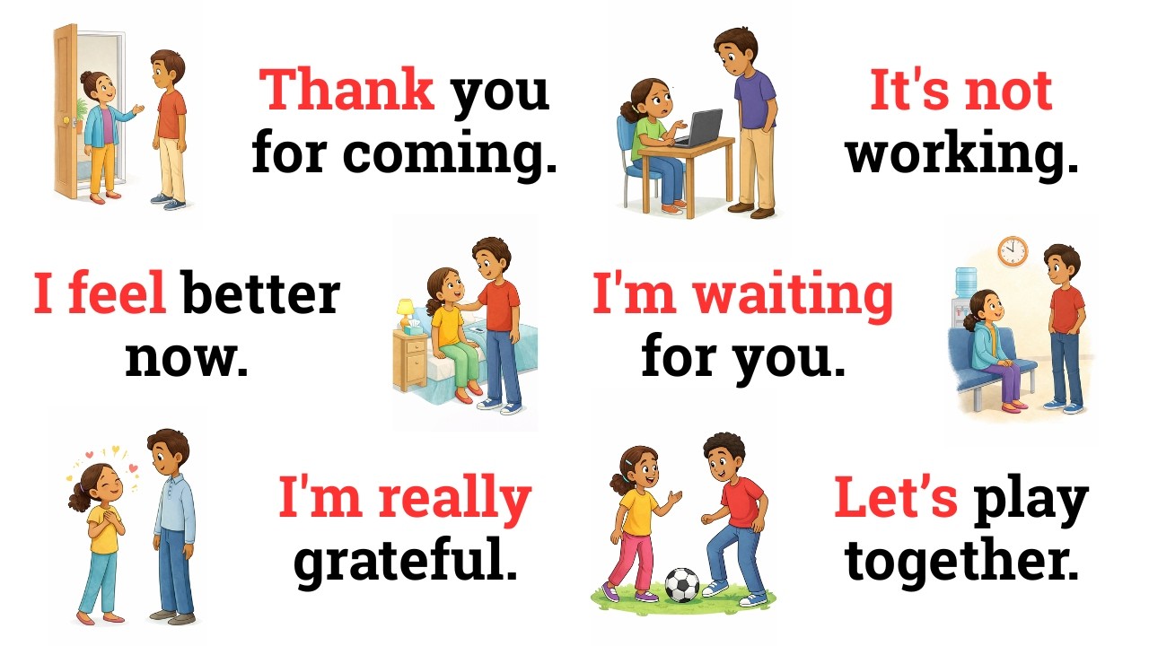 30 Common Daily Use English Sentences for Beginners | #LearnEnglish ...