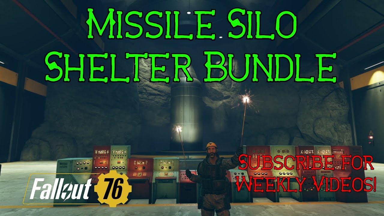 Fallout 76 Atomic Shop: Missile Silo Shelter Bundle - YouTube