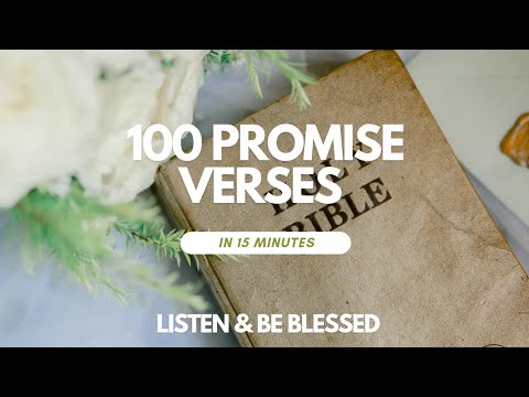 100 PROMISE BIBLE VERSE IN 15mins | Word Of God | Promise Verse ...