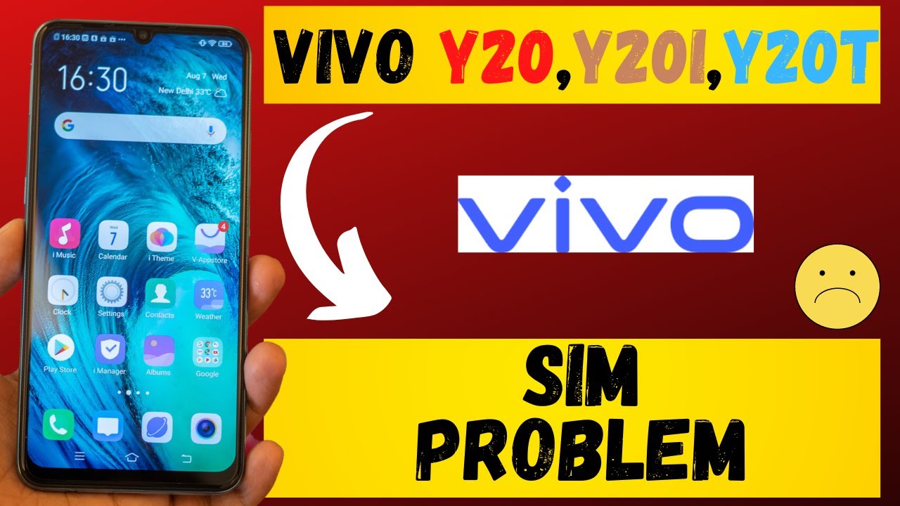 How to fix Vivo Sim problem VIVO y20,y20i,y20t - YouTube