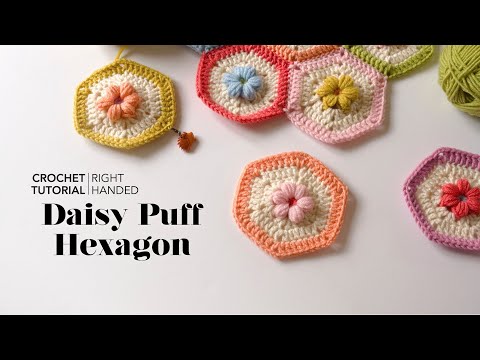 Tutorial | Daisy Puff Hexagon