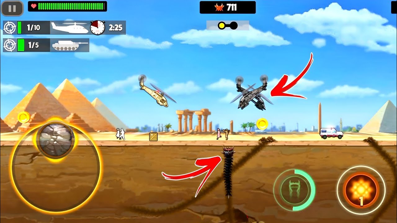 Death Worm - Android Gameplay #2 - YouTube