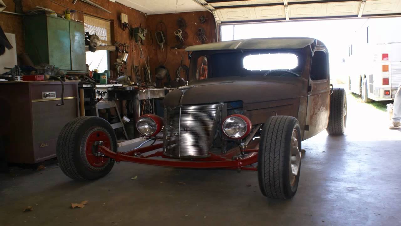 rat rod 1940 chevy - YouTube