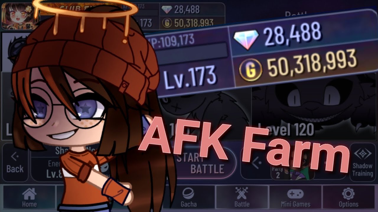 Where to AFK Farm in Gacha Club from Lv. 10 to 100 - YouTube