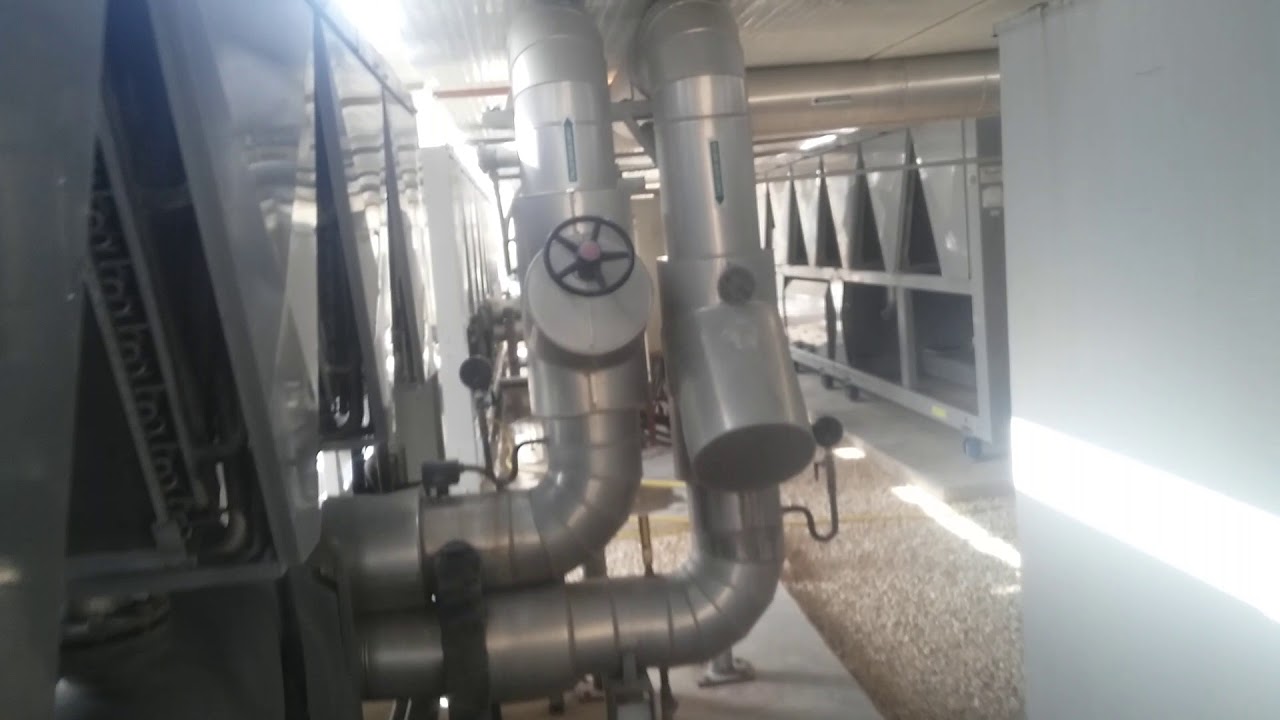 Chillers Full Load Runing. - YouTube