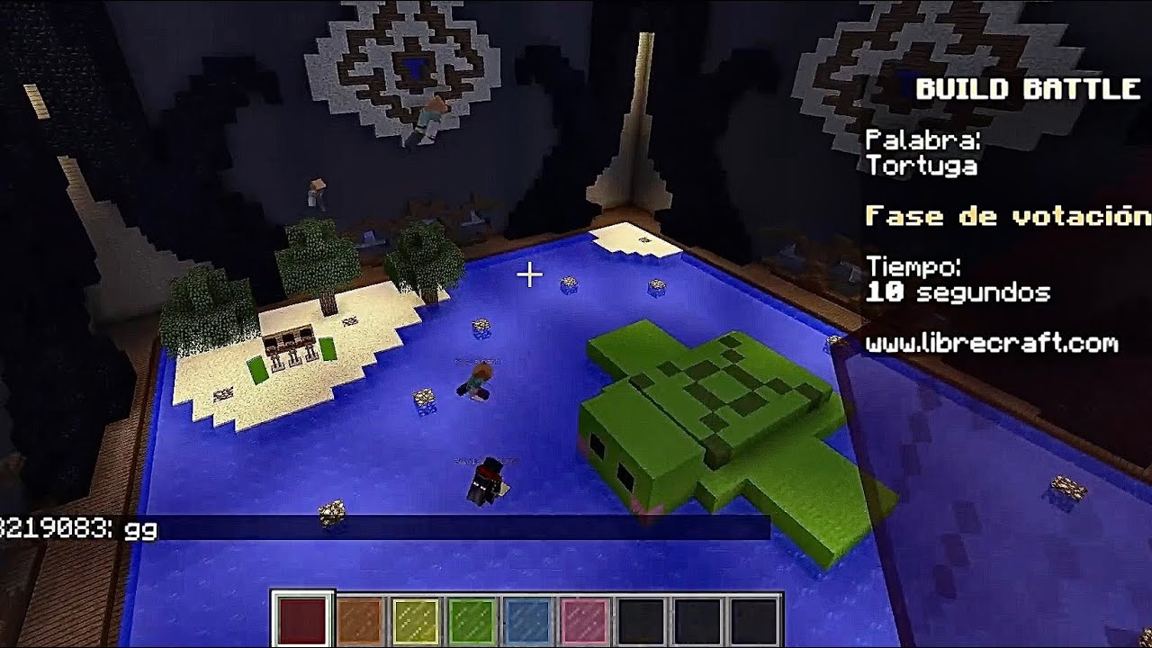 Minecraft, build battle con Noemí y su tortuga, sera que ganamos…🐢 ...
