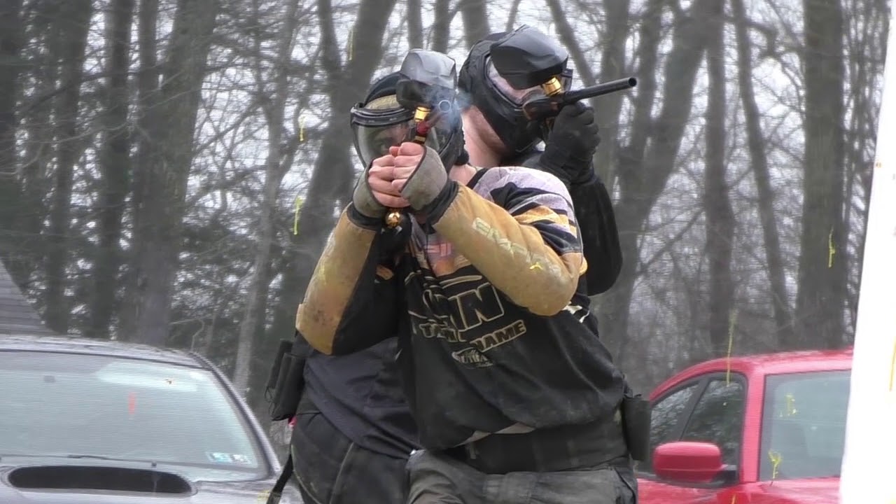 Winter Weather Rotation @ Matt's Outback Paintball - YouTube
