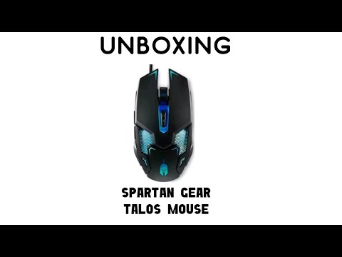 unboxing spartan gear talos mouse - YouTube