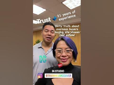 Real estate straight talk at Tina Mak’s Vancouver radio studio #温哥华房地产 #vancouver - YouTube