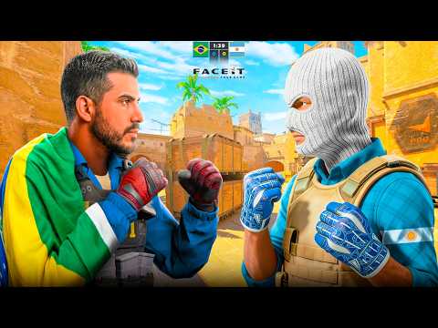 BRASIL x ARGENTINA NA FACEIT! ft. donkgordo