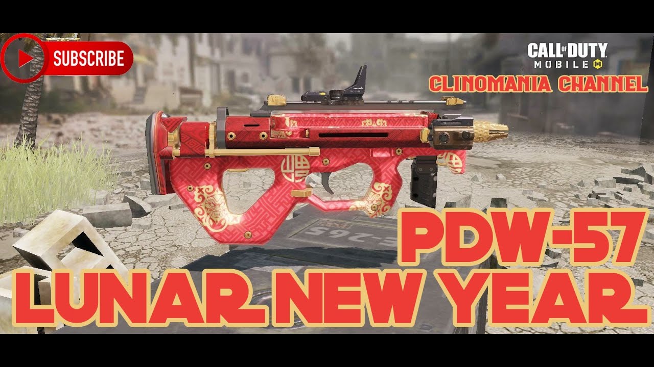 Pdw 57 lunar new year - Codm multiplayer gameplay and Loadouts - YouTube