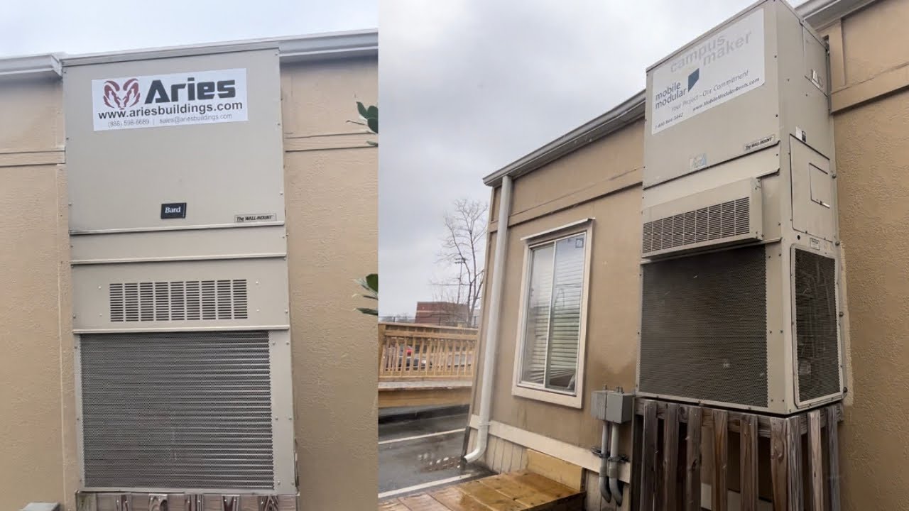 2011 & 2019 Bard Wall Mount Heat Pumps Defrosting (With Steam) - YouTube